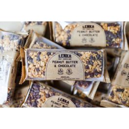 GRANOLA BAR, PNUT BTR CHOCOLATE Lenka 12/2.25oz Frankferd Farms