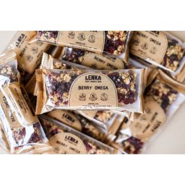 GRANOLA BAR, BERRY OMEGA Lenka 12/2.25oz Frankferd Farms