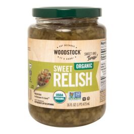 SWEET RELISH ORGANIC Woodstock 12/16oz Frankferd Farms