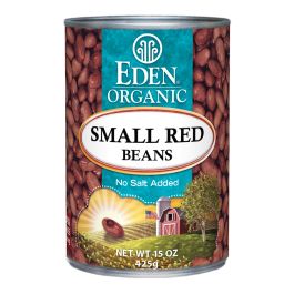 RED BEANS SMALL ORGANIC (CANS) Eden 12/15oz Frankferd Farms