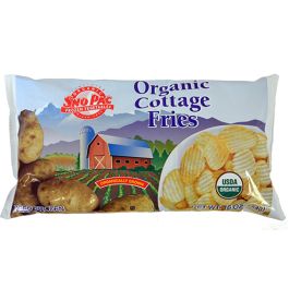 COTTAGE FRIES ORGANIC (FROZEN) Sno-Pac 12/10oz Frankferd Farms