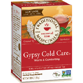 HERBAL COLD CARE TEA TraditionalMedicinals 6/16bag Frankferd Farms