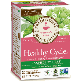 HEALTHY CYCLE TEA Traditional Medicinals 6/16bags Frankferd Farms
