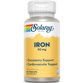 IRON, 50mg Solaray 60vcaps Frankferd Farms